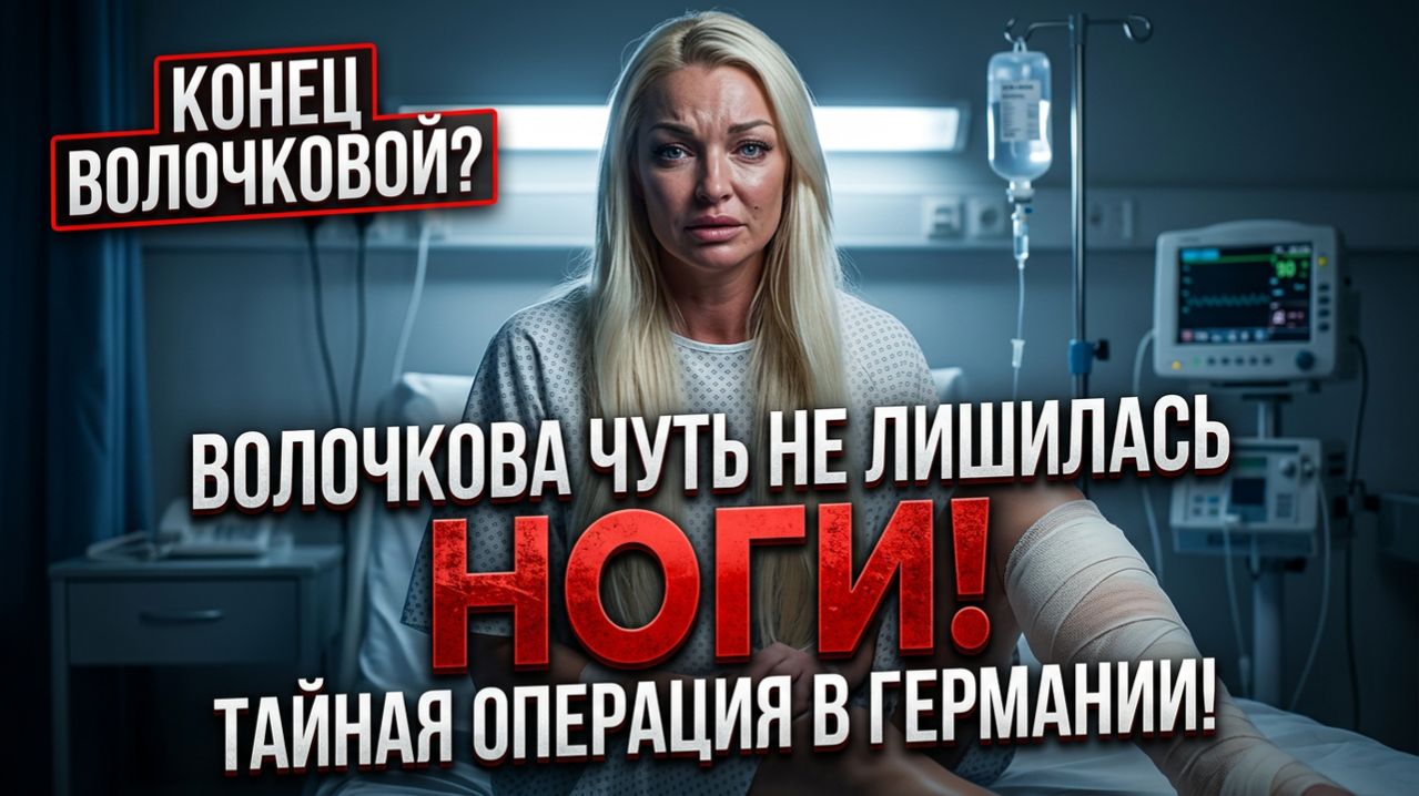ВОЛОЧКОВА ЧУТЬ НЕ ЛИШИЛАСЬ НОГИ! Тайная операция в Германии и новые страшные осложнения!