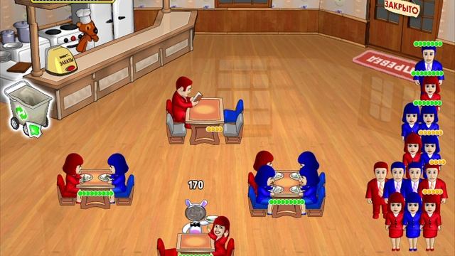 Snowy Lunch Rush Новые обои и клиенты мужчины. #2