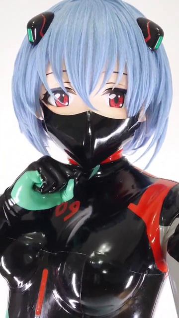 Latex Kigurumi Ayanami Rei ASMR