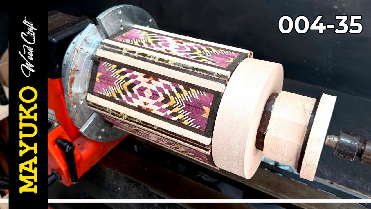 Токарные работы по дереву для начинающих Ваза из дерева своими руками  Сегментное точение по дереву