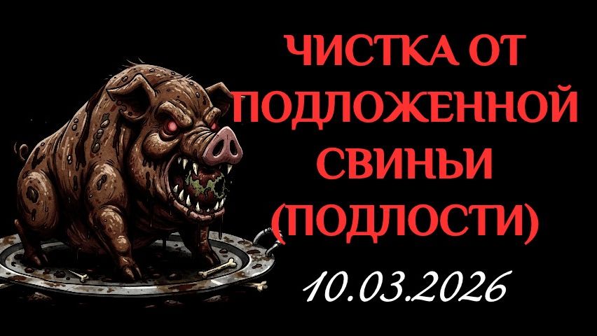 ЧИСТКА ОТ ПОДЛОСТИ. 10.02.2026