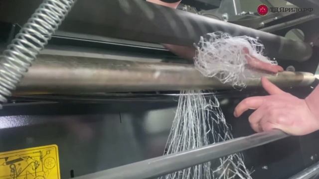 2. Пресс-подборщик Pascal. Зарядка сетки