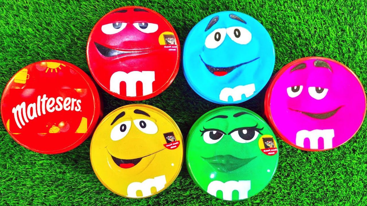 Мультики для детей. Сладкие конфетки в 6 коробочках Эмэндемс. Яркие Мультики конфетки для малышей