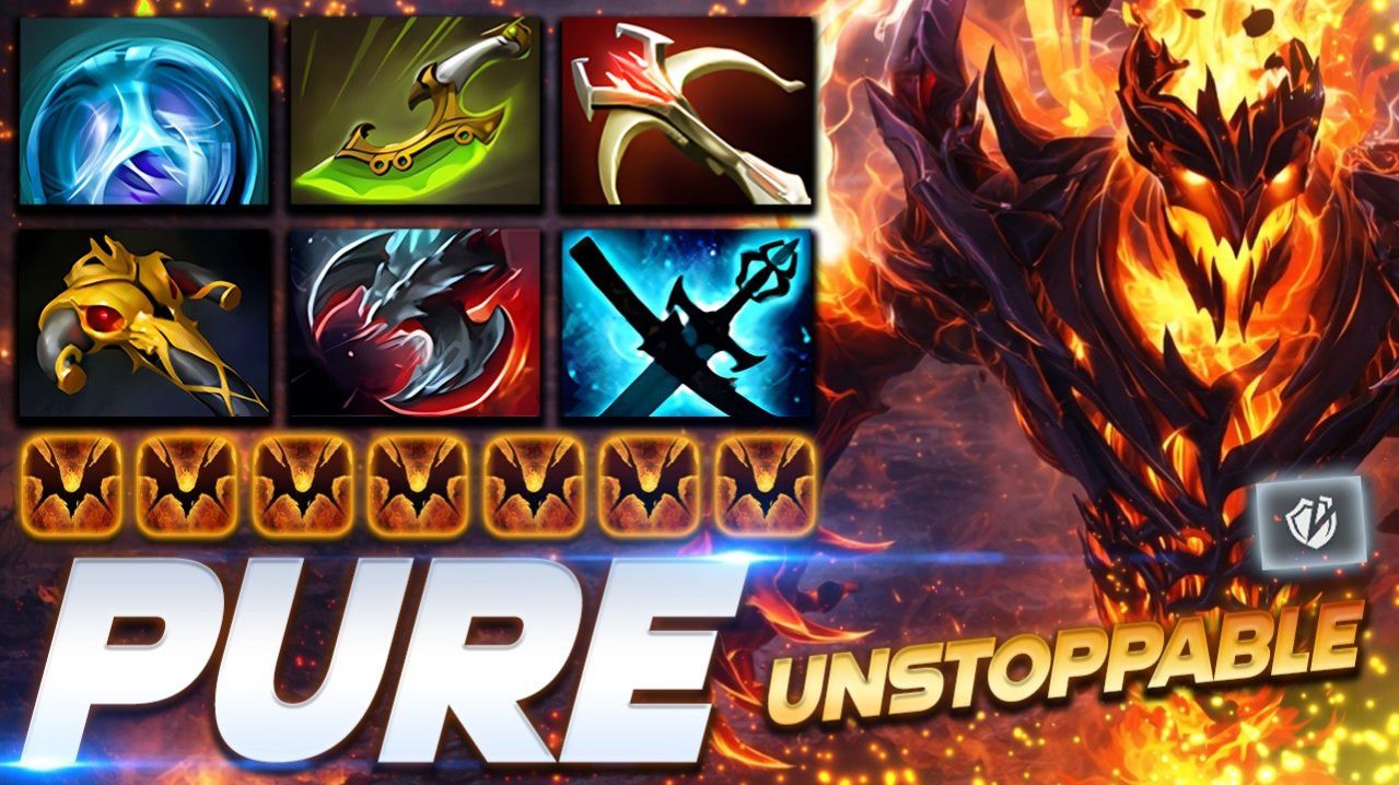 Pure Shadow Fiend Unstoppable — профессиональный геймплей в Dota 2 [Смотри и учись]