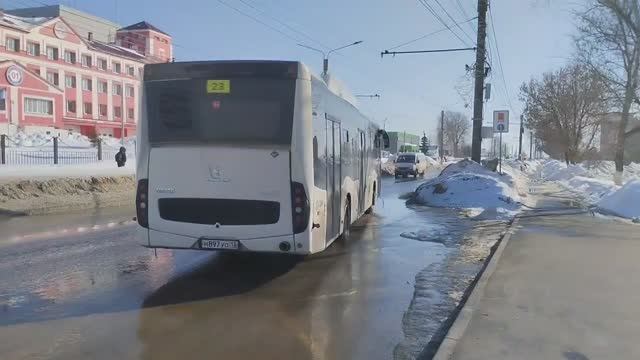 Поездка на автобусе НефАЗ-5299-40-57 (CNG) № М 897 УО 13, маршрут 23