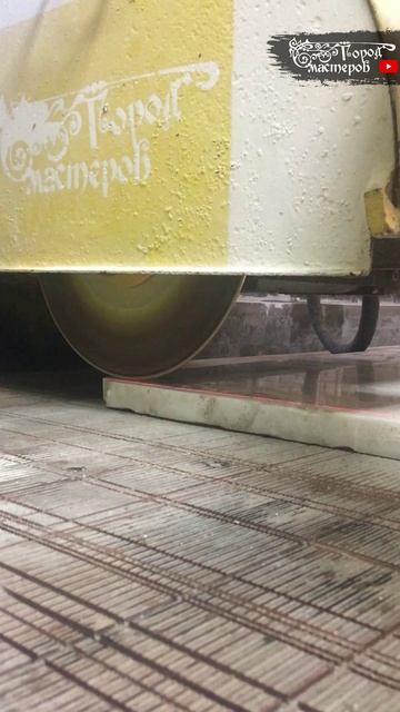 Делаем светящиеся 💡перила из камня оникс Bianco ⬜ начало, делаем тестовый образец #оникссподсветкой