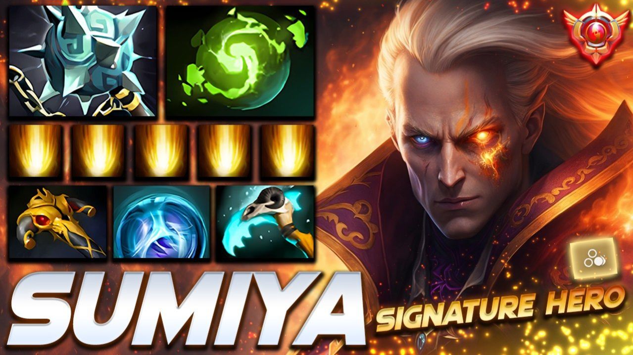 SumiYa Invoker Signature Hero — профессиональный геймплей в Dota 2 [Смотри и учись]