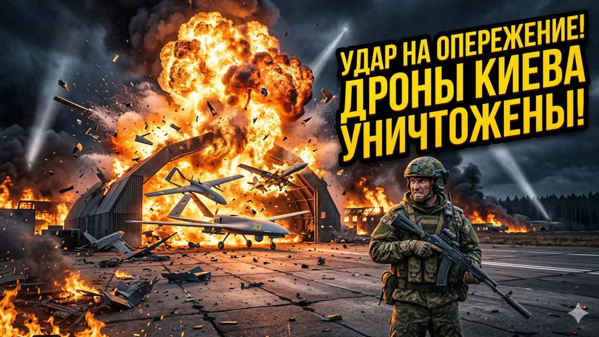 🚀 НЕ ДАЛИ ВЗЛЕТЕТЬ: Российская армия стирает базы дронов ВСУ еще до старта!