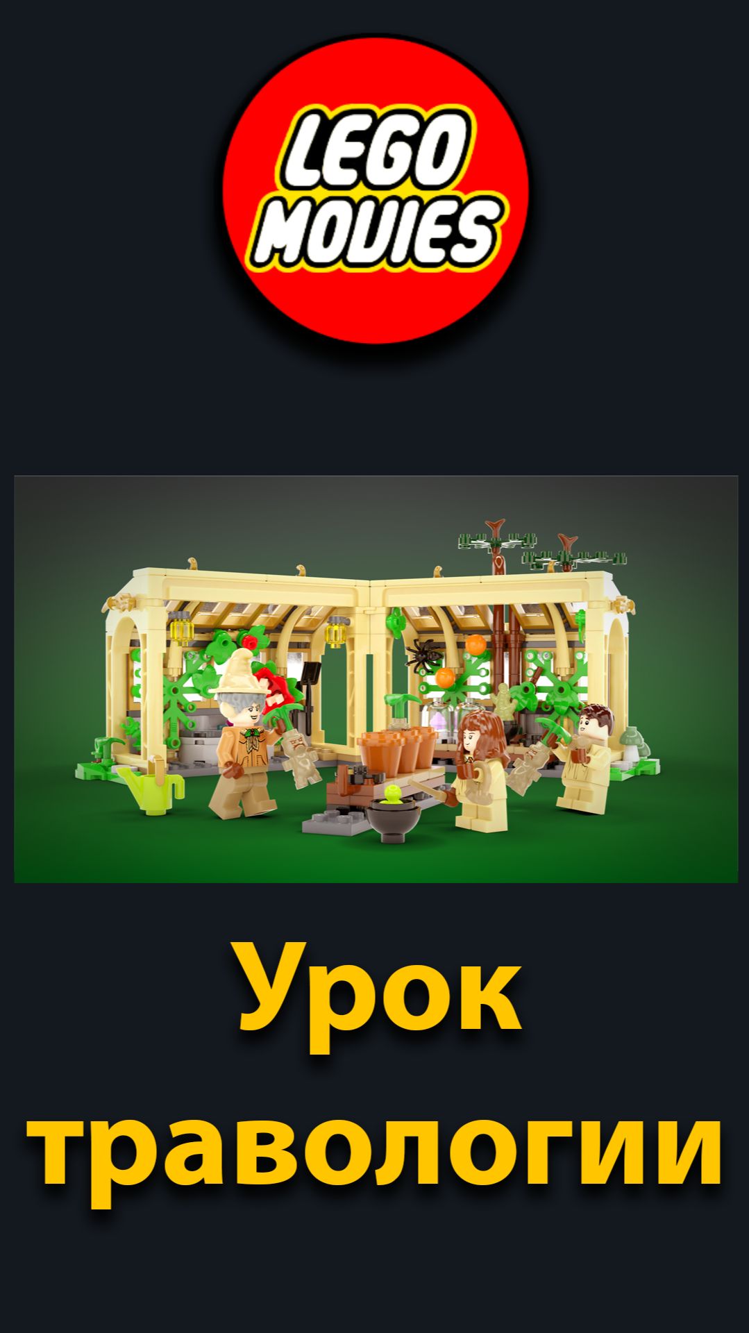 Хогвартс Урок травологии. Лего мультик