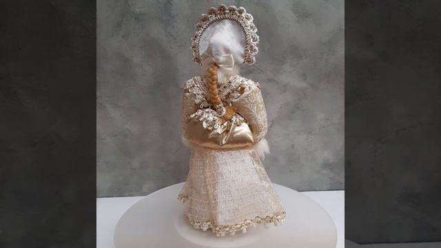 Фарфоровая кукла коллекционная Снегурочка 28 см