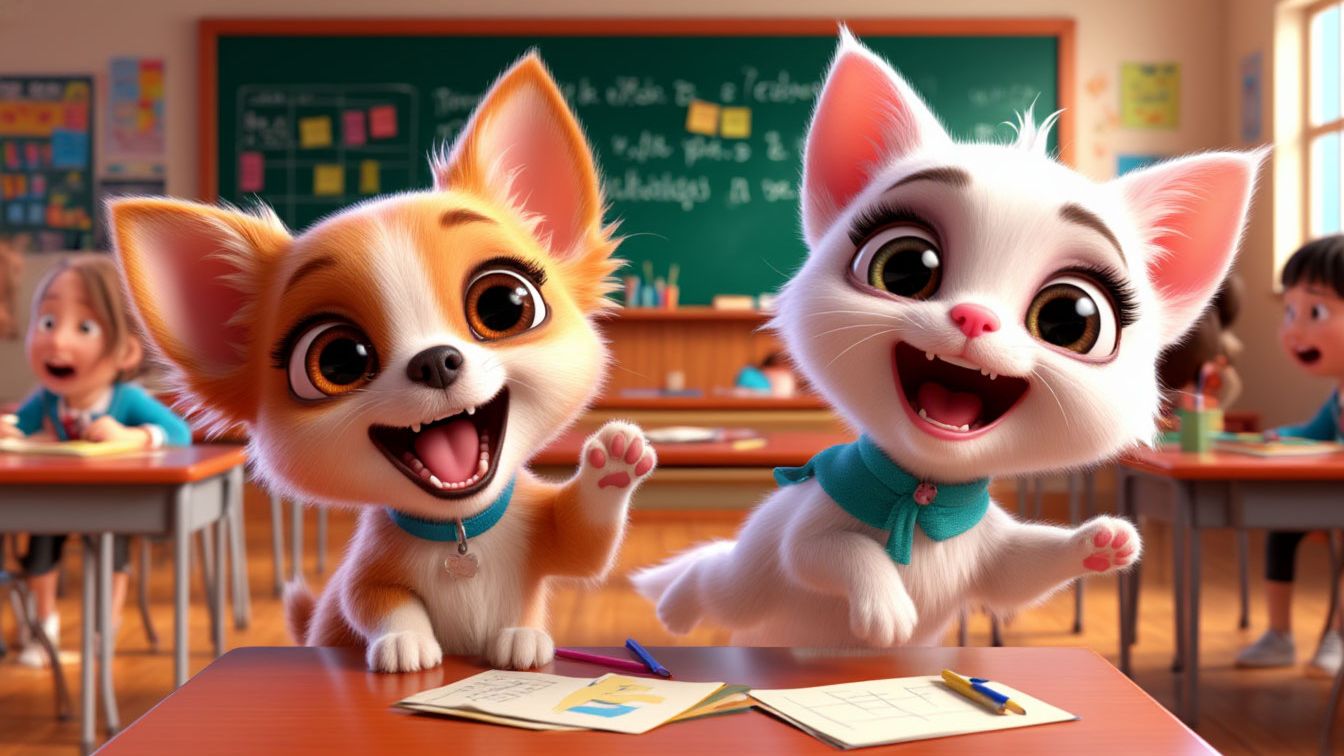 Школа в беде! Пушистики творят беспредел ✨🐶