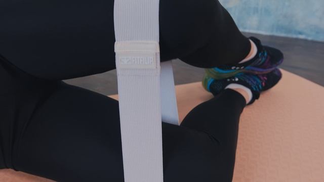 Упражнение «Ракушка» с тканевой резинкой (8)