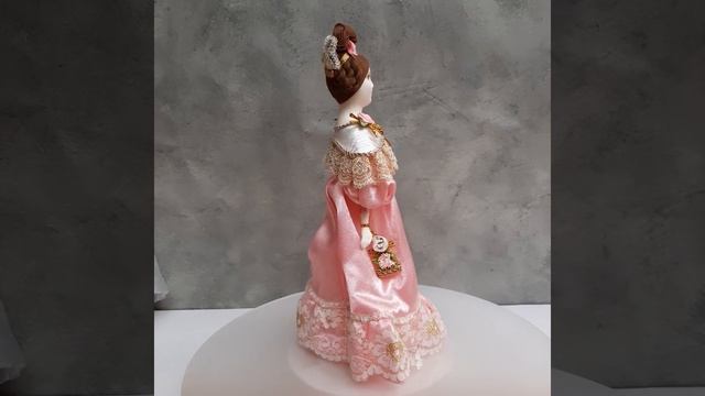 Кукла ручной работы Дама из Петербурга 25 см