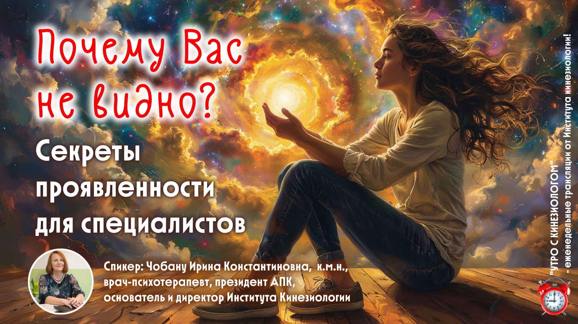«Почему вас не видно? Секреты проявленности для специалистов»
