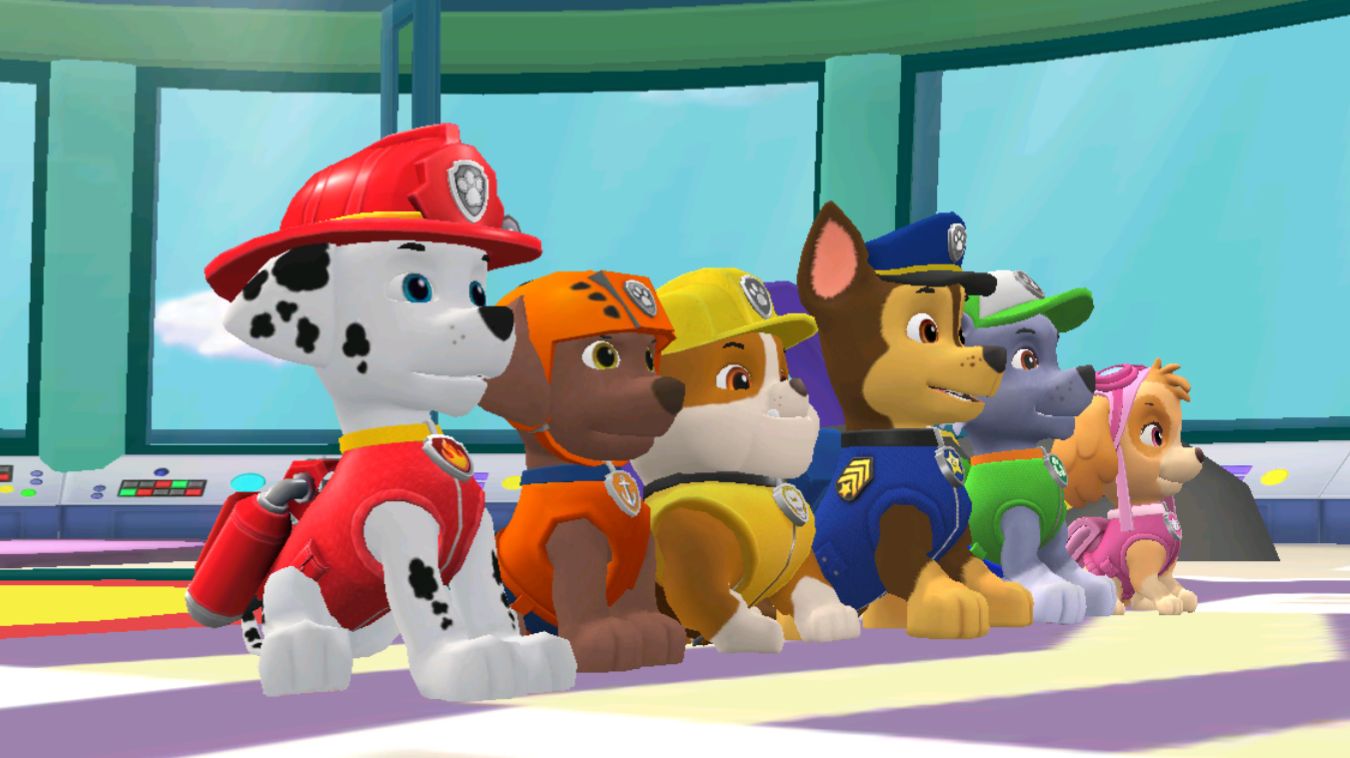 Щенячий патруль. Маршалл. Мэр Гудвэй. Щенки выезжают. Трек джунглевый спасатель. Скай Ч25