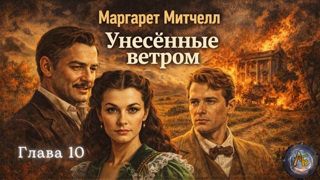 Унесённые ветром. Глава 10 - Маргарет Митчелл. Аудиокнига