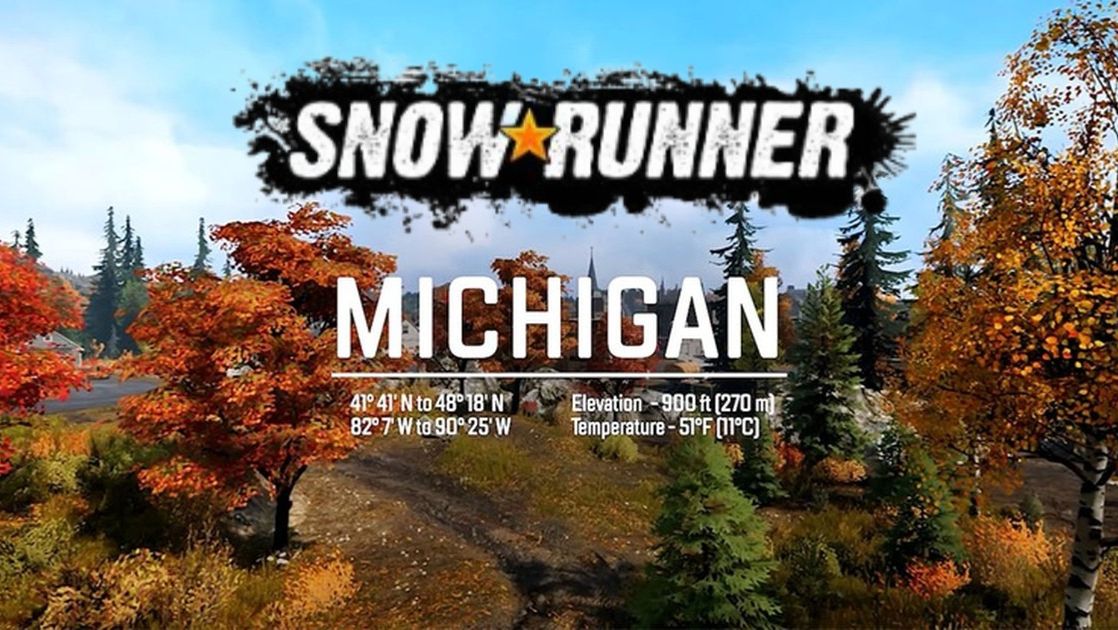 Snow Runner сложный режим. прохождение Мичиган 3