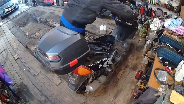 скутер ХОРС56.ПЕРВЫЙ ЗАПУСК В 2026.(3)