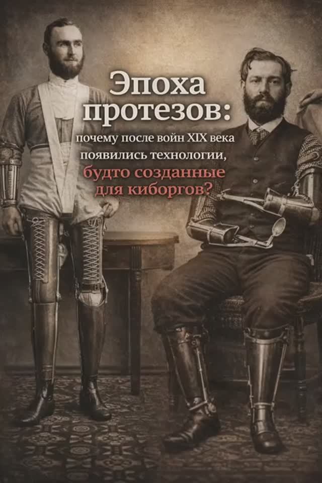 Эпоха протезов : почему после воин 19 века появились технологии будто для киборгов ? Часть 2/2