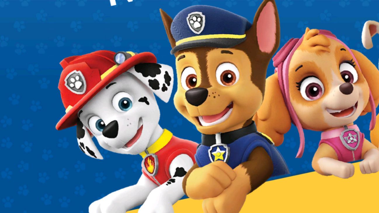 Щенячий патруль. База щенячьего патруля. Крепыш строитель. Скай. Гончик. Сигнал тревоги. Щенофон