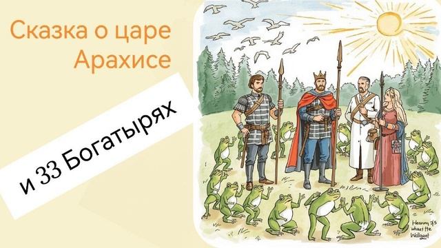 Сказка о царе Арахисе и 33 богатырях