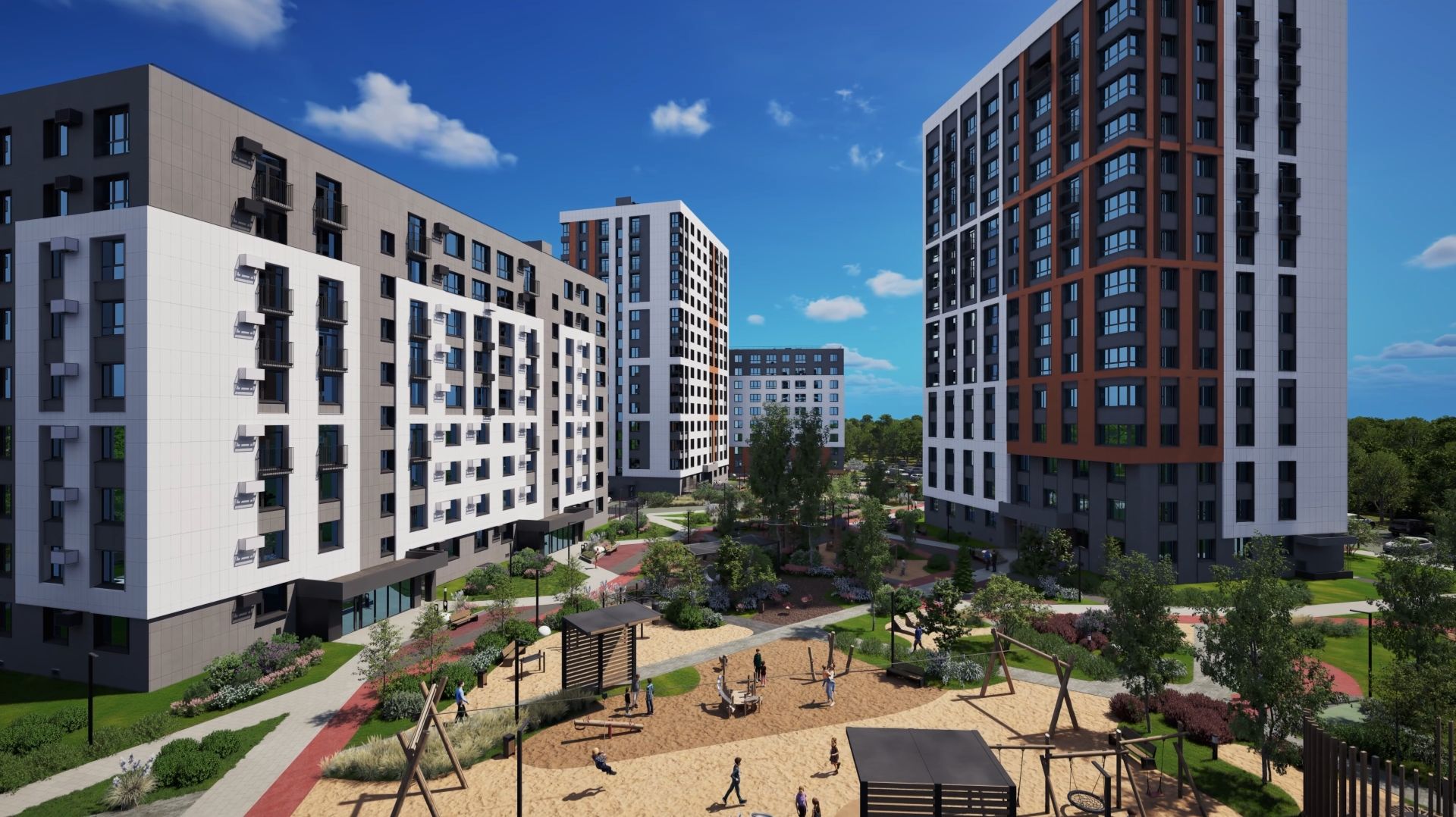 3D-визуализация ЖК Maxi Life на Возрождения