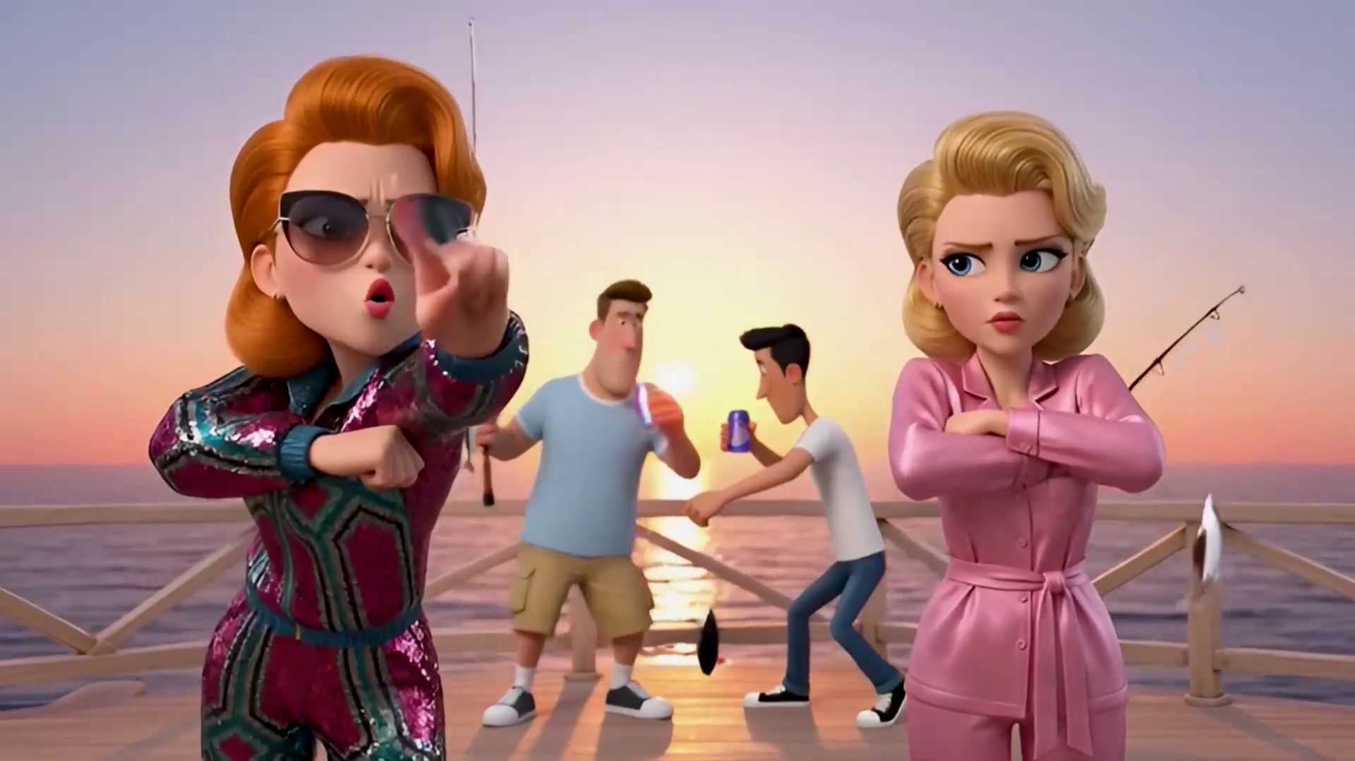 Жена на Рыбалке [ai клип]