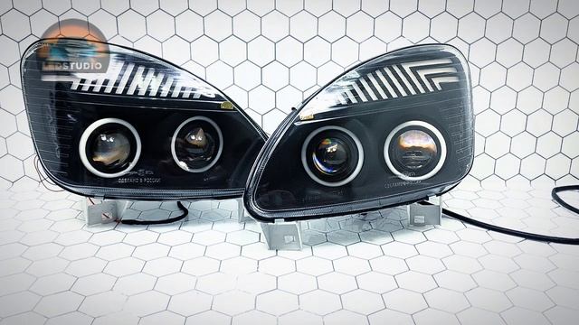 Газель тюнинг фары светодиодные от ledstudio