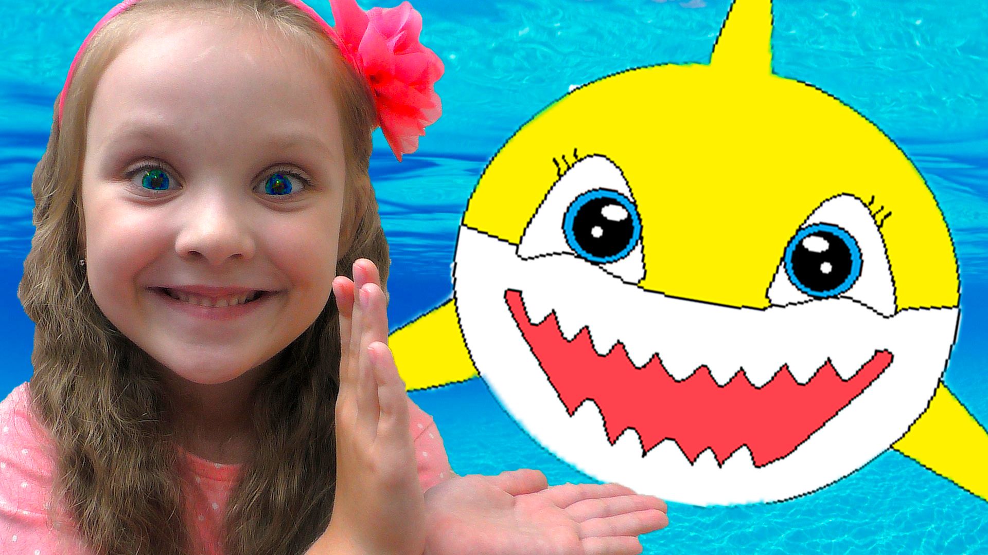 Акулёнок Ту ру ру - Baby Shark - Песенка мультик для детей  - Видео для малышей - Веселый сборник