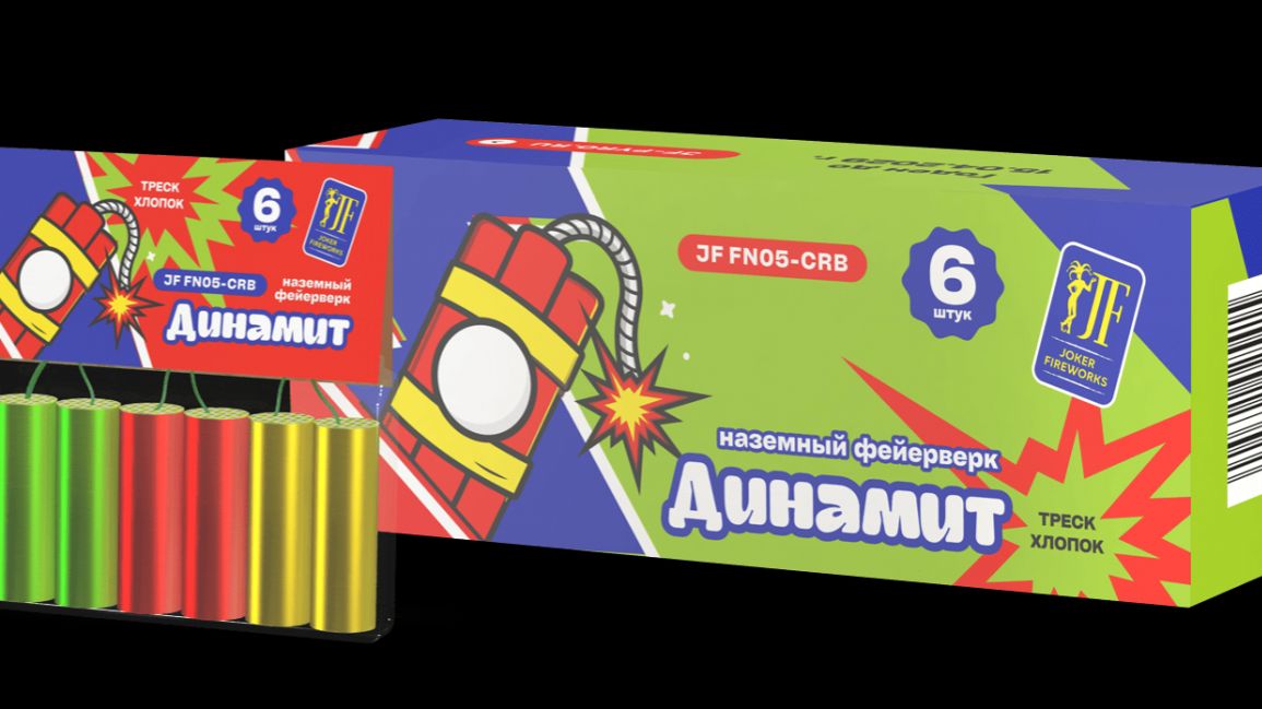 Наземный фейерверк Динамит JF FN05-CRB