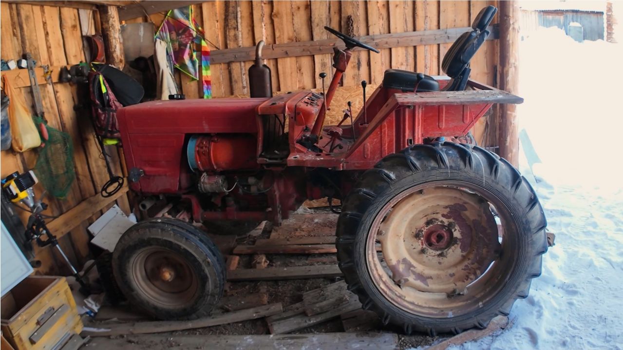 Т-25А Владимирец! Доработка каркаса безопасности! Срезал крышу у ИЖа.