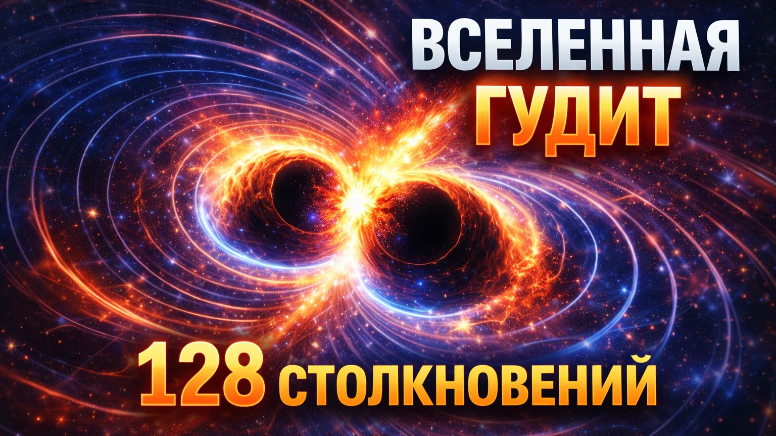 Вселенная Гудит: Учёные Обнаружили 128 Новых Столкновений Чёрных Дыр