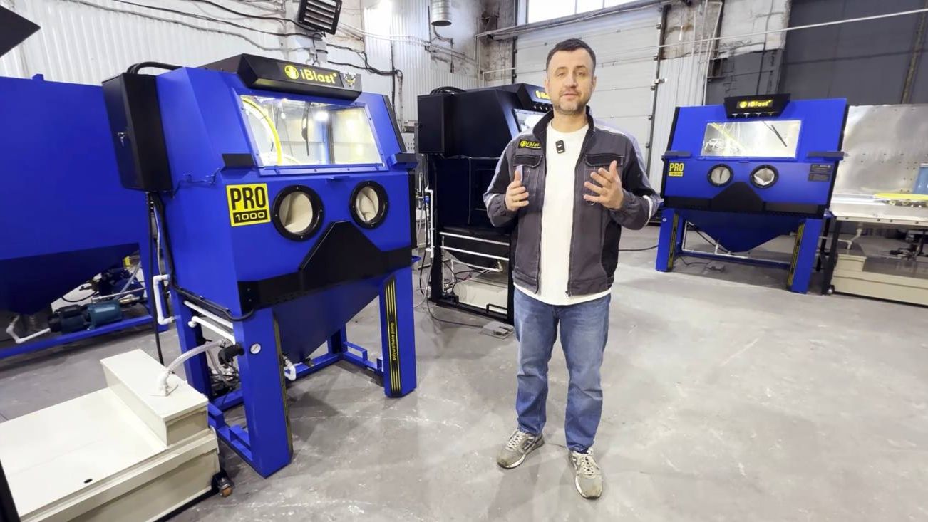 Камеры гидроабразивной очистки iBlast серия ПРО