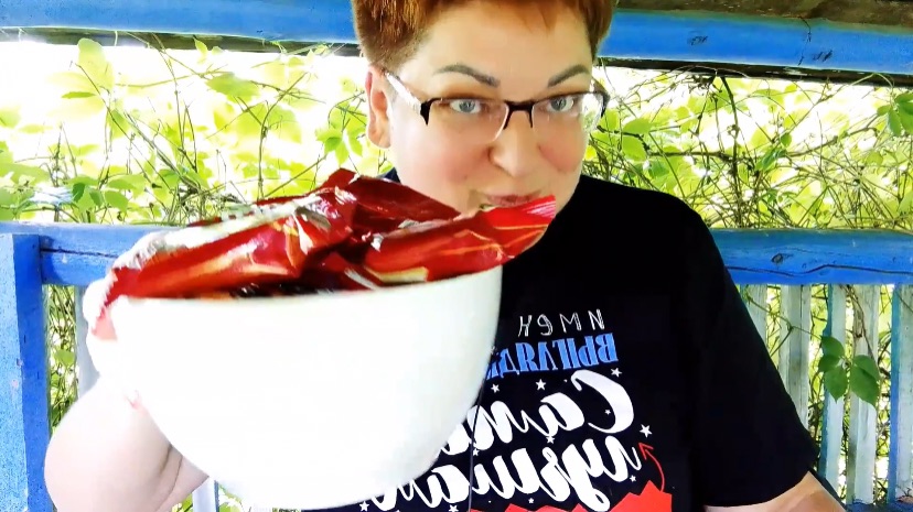 Перед походом за ГРИБАМИ💪перекус обязателен! Как было вкусно! Мукбанг