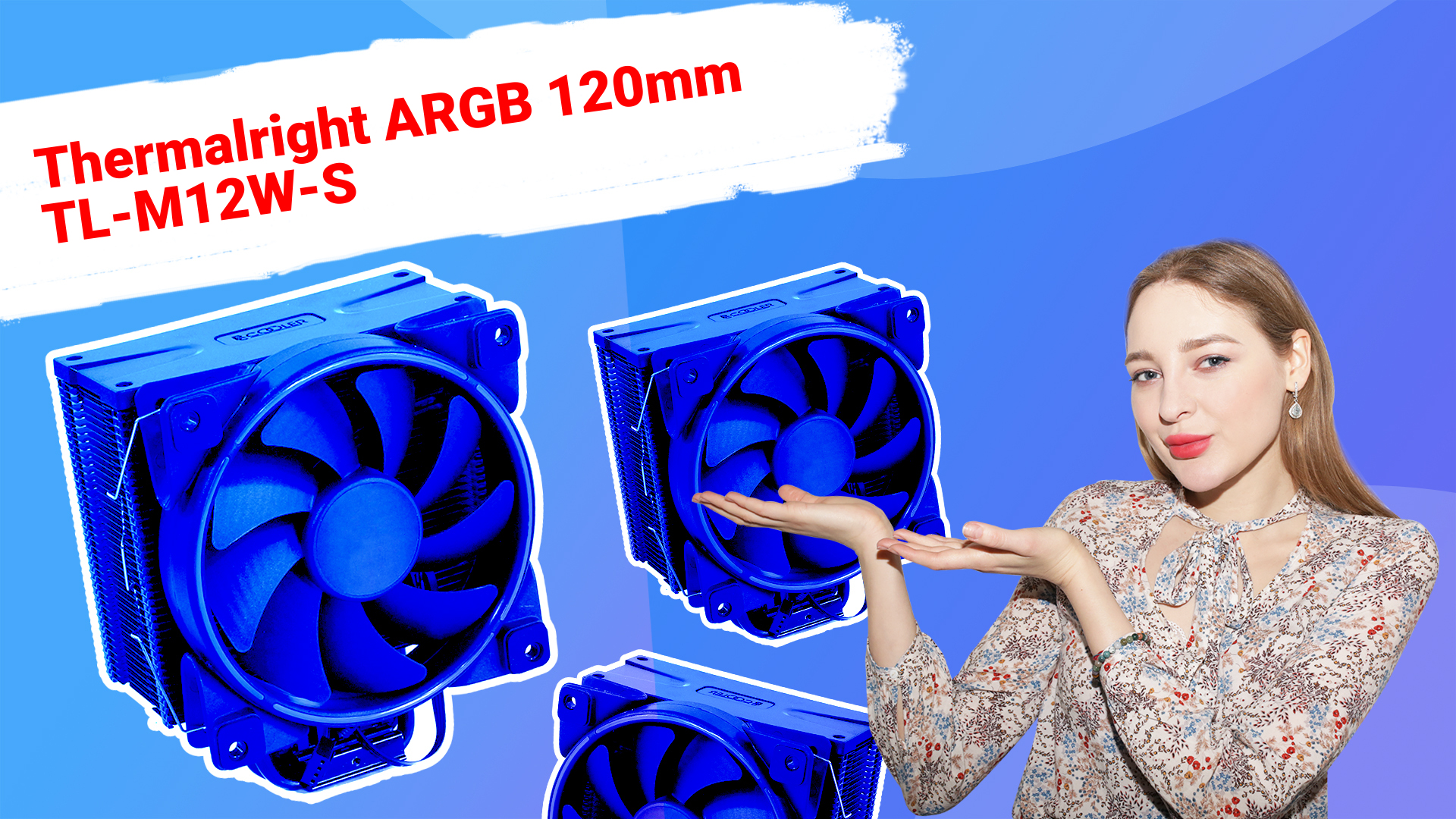 НИКС Компьютерный Супермаркет: видео про Вентилятор 120x120 мм Thermalright ARGB 120mm TL-M12W-S