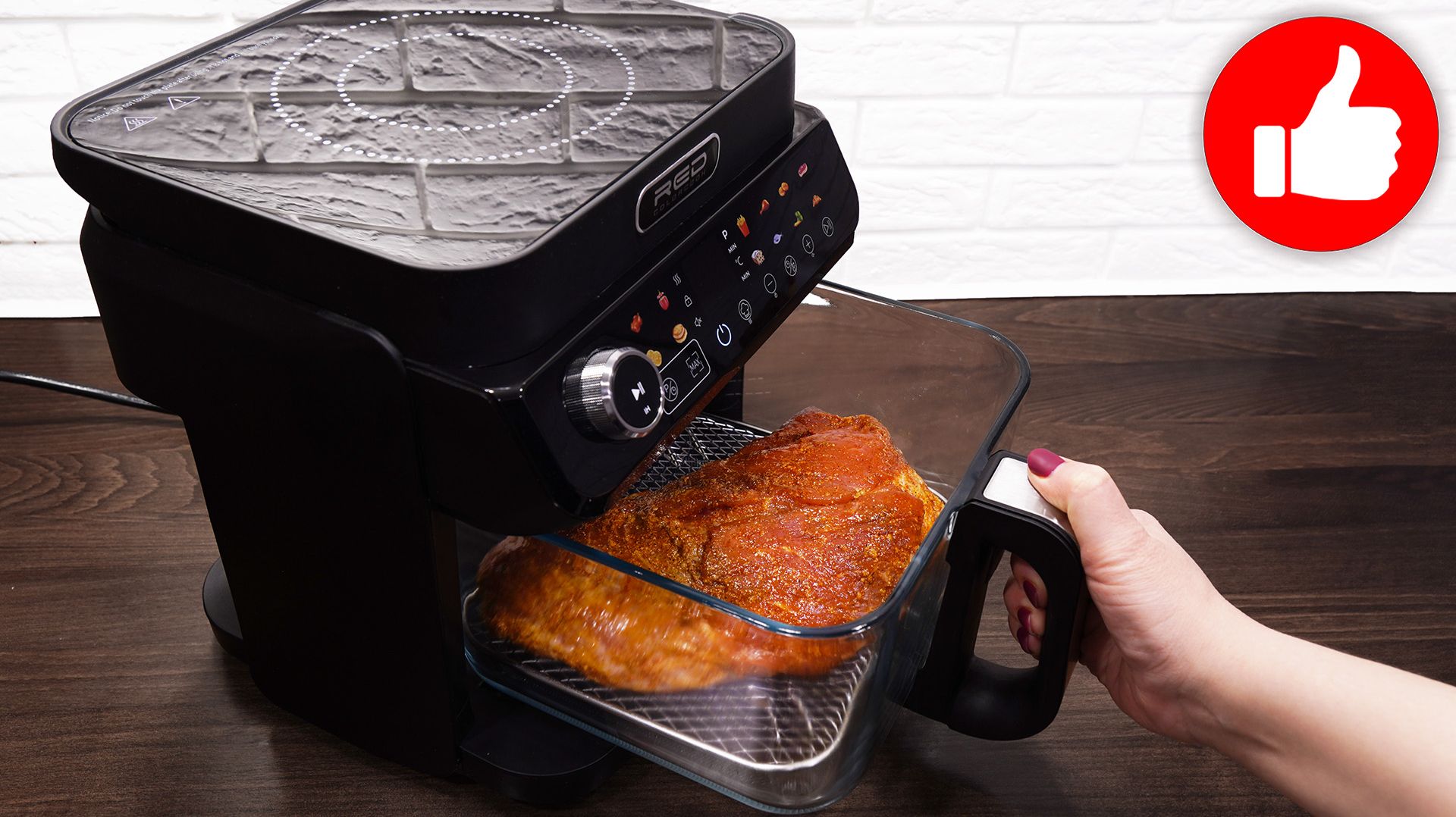 Для тех, кто Любит вкусно поесть. Ужин, который готовится сам! Буженина в аэрогриле