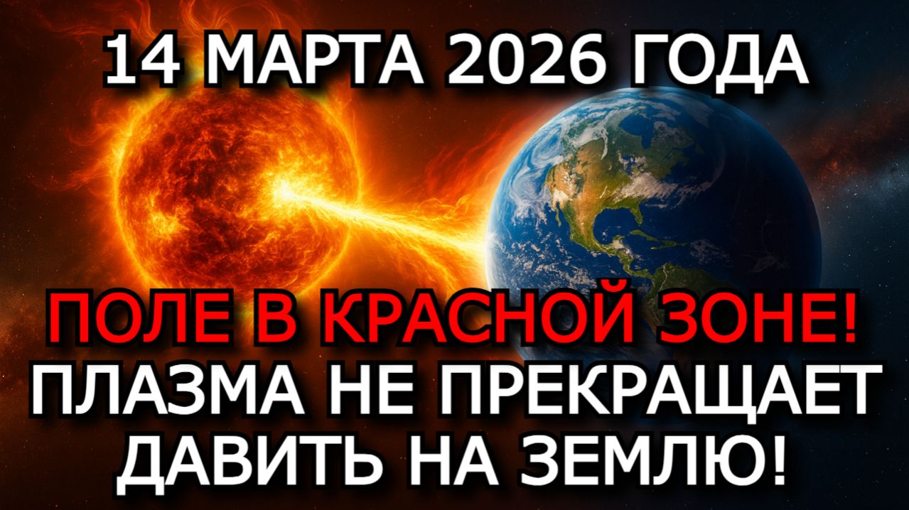 МАГНИТНЫЕ БУРИ 14 МАРТА 2026 — K6–K7, СОЛНЦЕ В КРАСНОЙ ЗОНЕ АКТИВНОСТИ