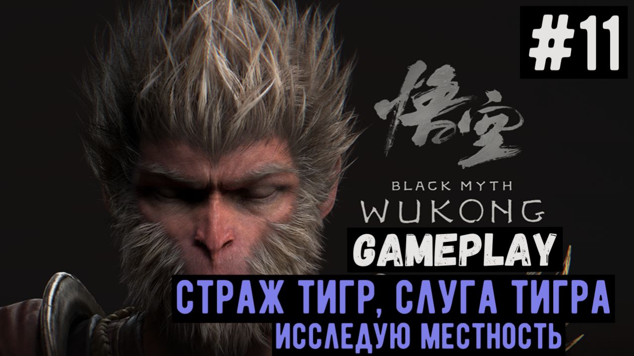 Страж тигр, слуга тигра, исследую местность  / Black Myth: Wukong / Прохождение / Gameplay / #11