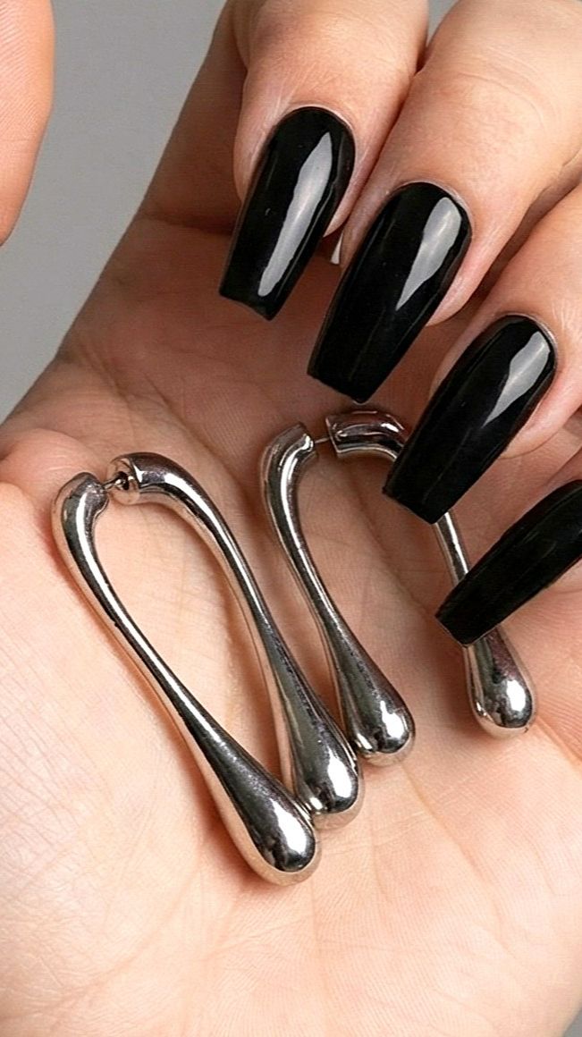 Трендовые серьги‑джекеты "Ртутные капли" от StarfallShop