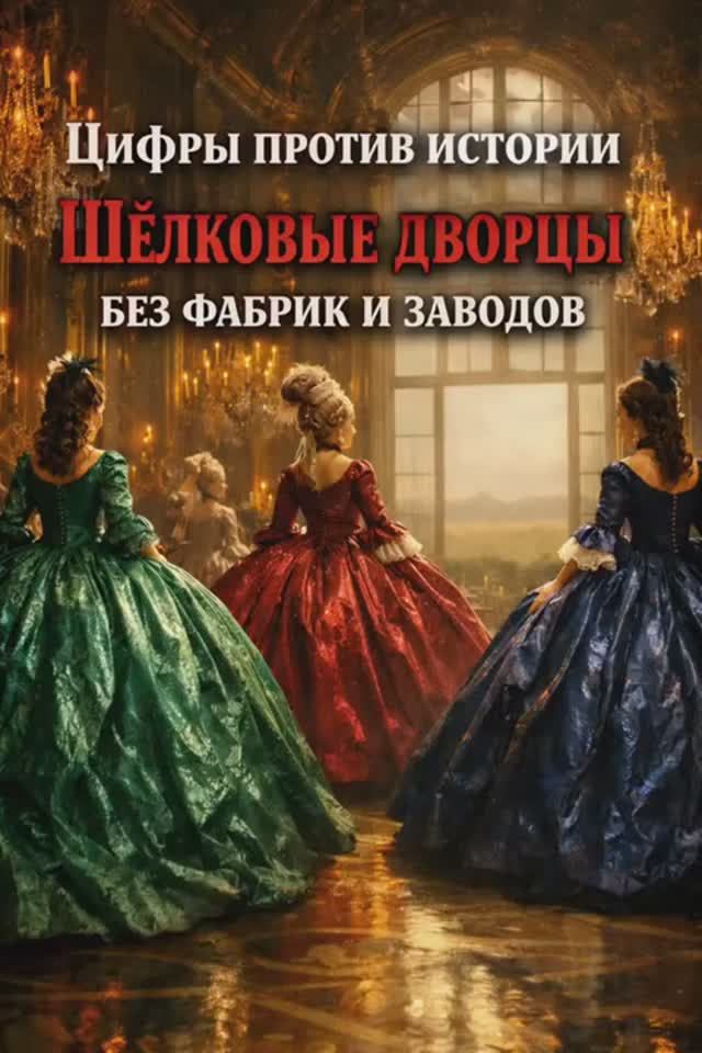 Цифры против истории. Шелковые дворцы без фабрик и заводов. Часть 1/2