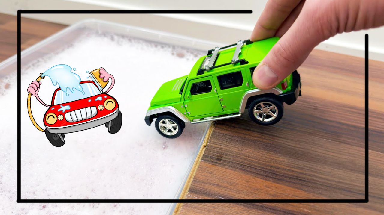 Мультики для детей и малышей. Яркие машинки принимают мыльную ванную. Мультики про машинки