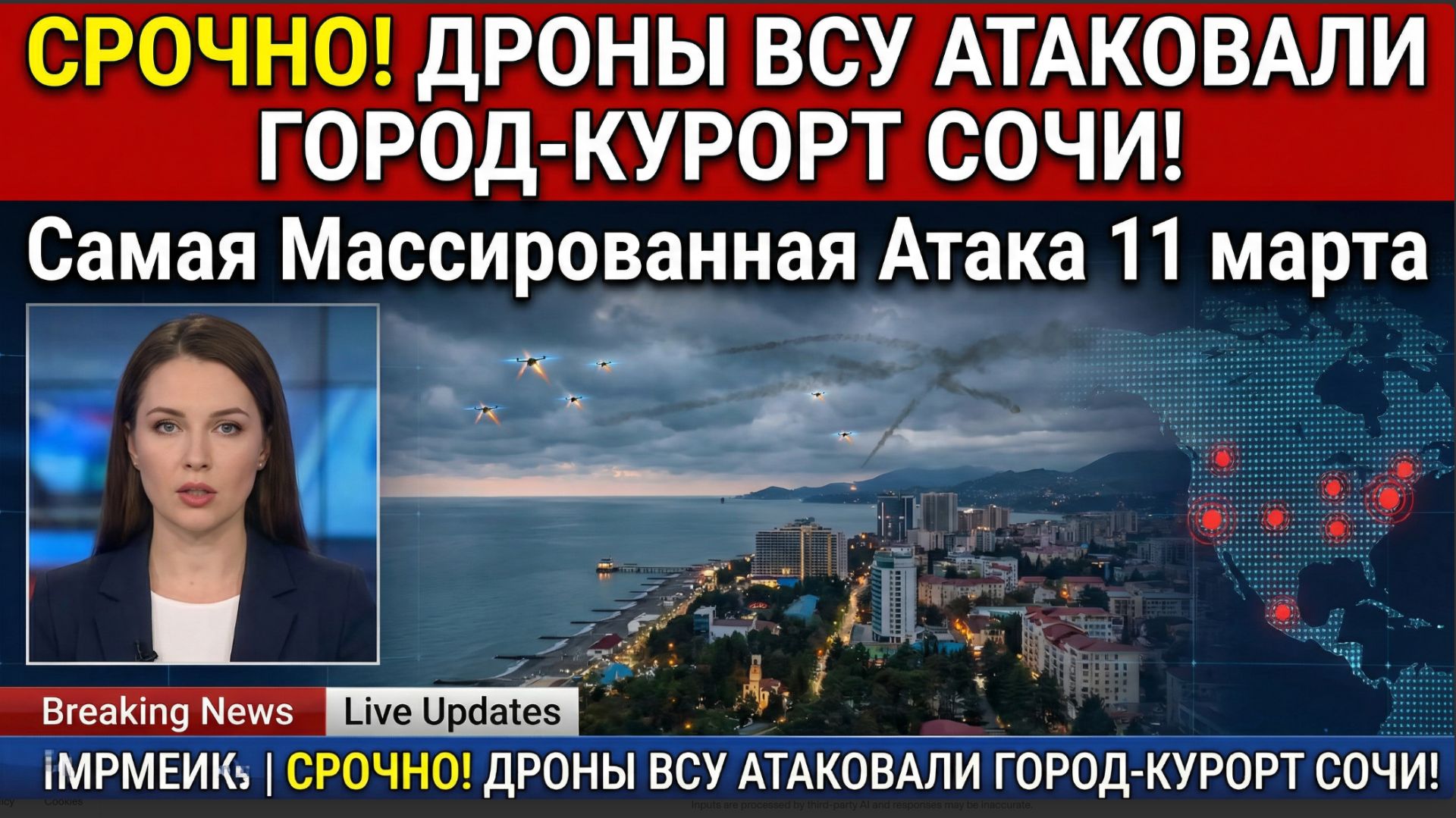 СРОЧНО! Беспрецедентная атака на Сочи: В 12:41 мэр вышел со срочным сообщением