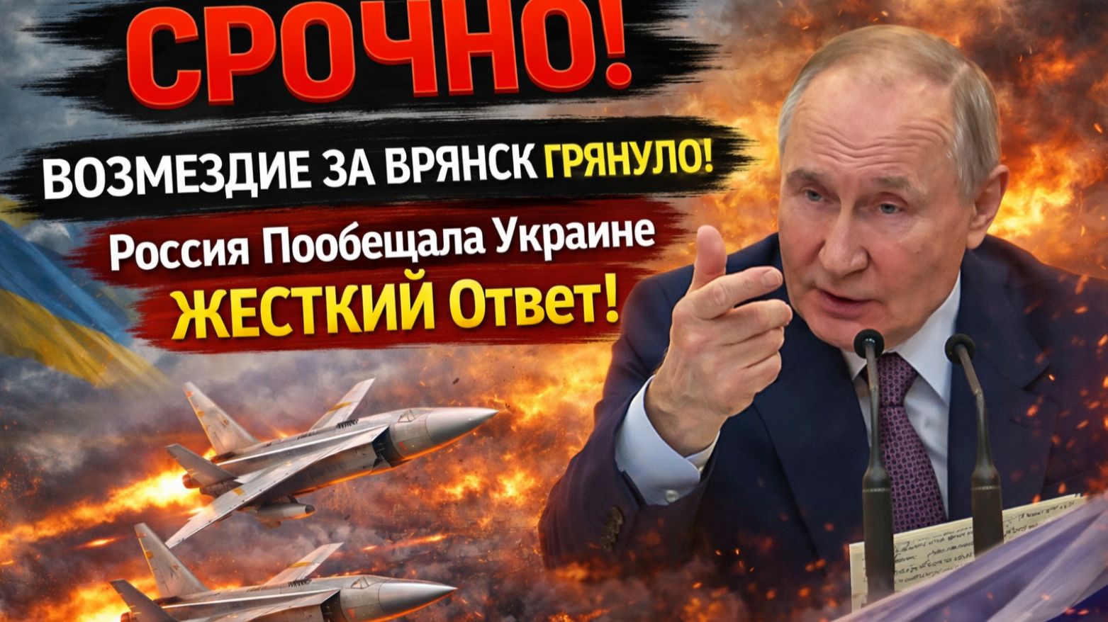 СРОЧНО! Возмездие за Брянск ГРЯНУЛО! Россия Пообещала Украине ЖЕСТКИЙ Ответ !