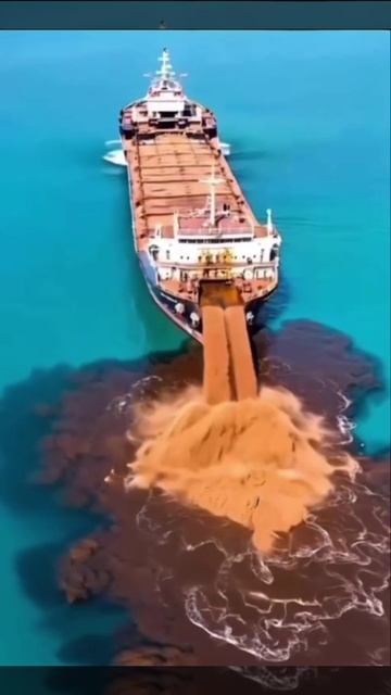 Так создают искусственные острова