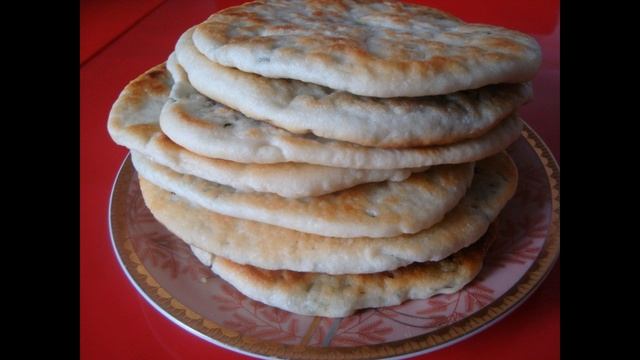ЧАЛПАК ТОНКИЕ УЗБЕКСКИЕ ЛЕПЁШКИ  С ЗЕЛЕНЬЮ