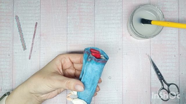 Пасхальная игрушка из ваты, часть 4