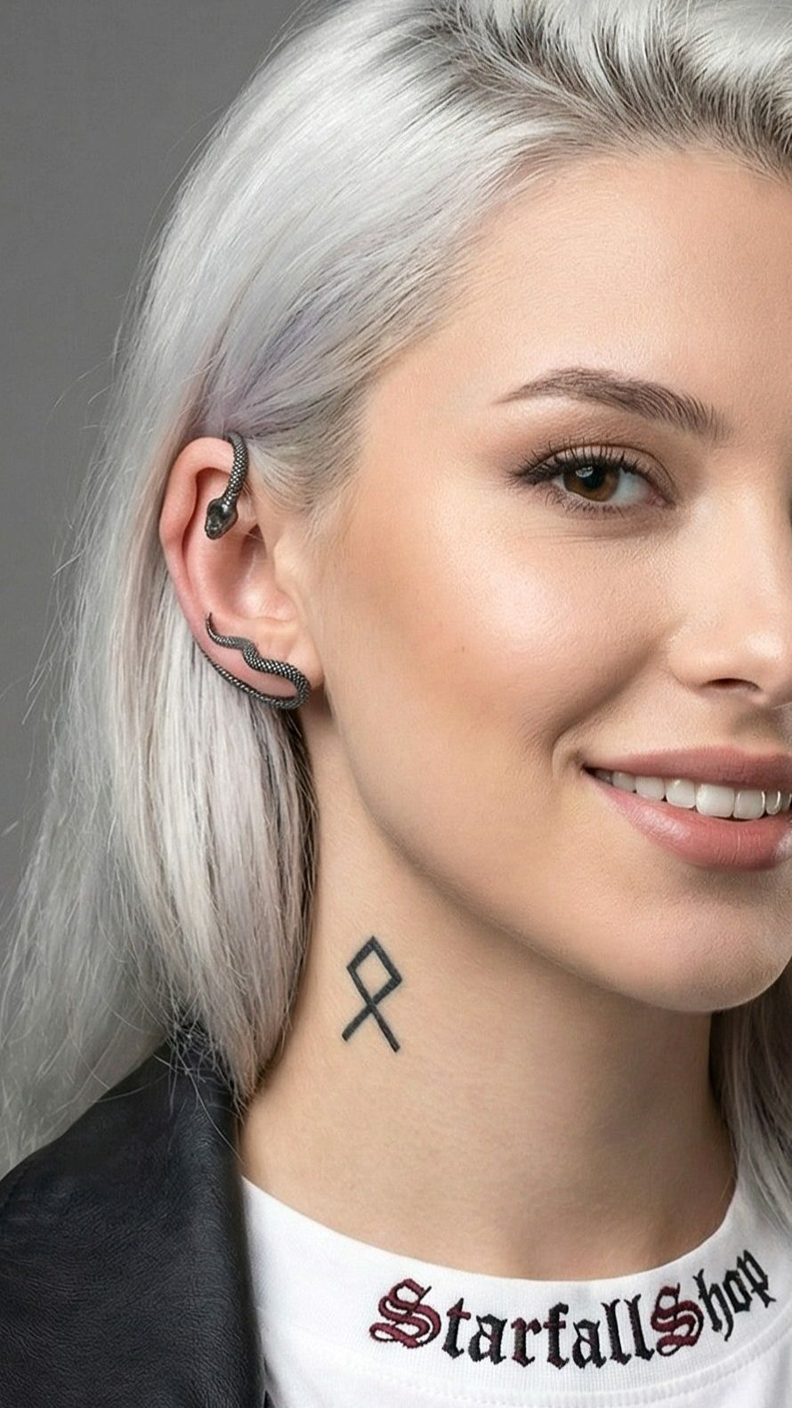 Серьги‑каффы без прокола "Змейки обнимашки" от StarfallShop