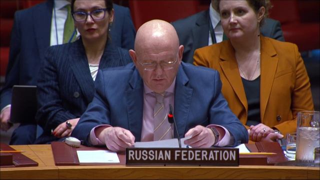Выступление В.А.Небензи в ООН по российскому проекту резолюции по Ближнему Востоку, 12 марта 2026