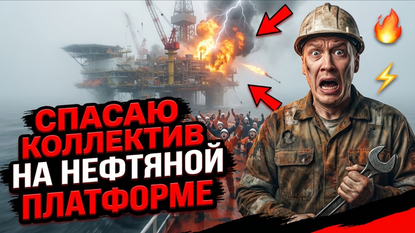 Спасаю коллектив на нефтяной платформе."Часть 3"