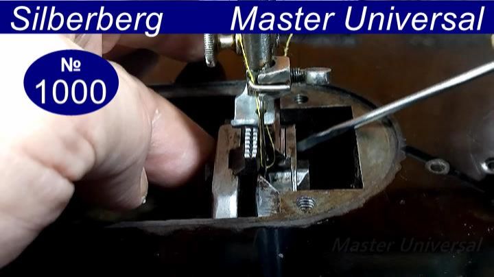 Если большой зазор между иголкой и челноком, что делать Швейная машина Silberberg. Видео № 1000